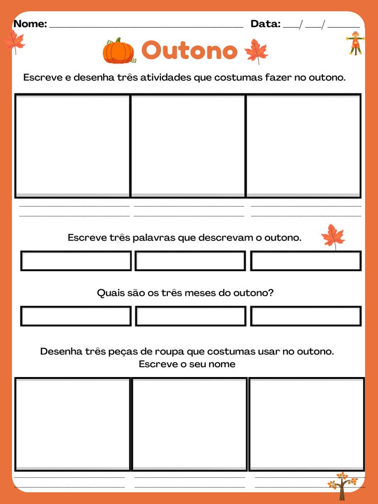 Atividades e Características do Outono | PDF