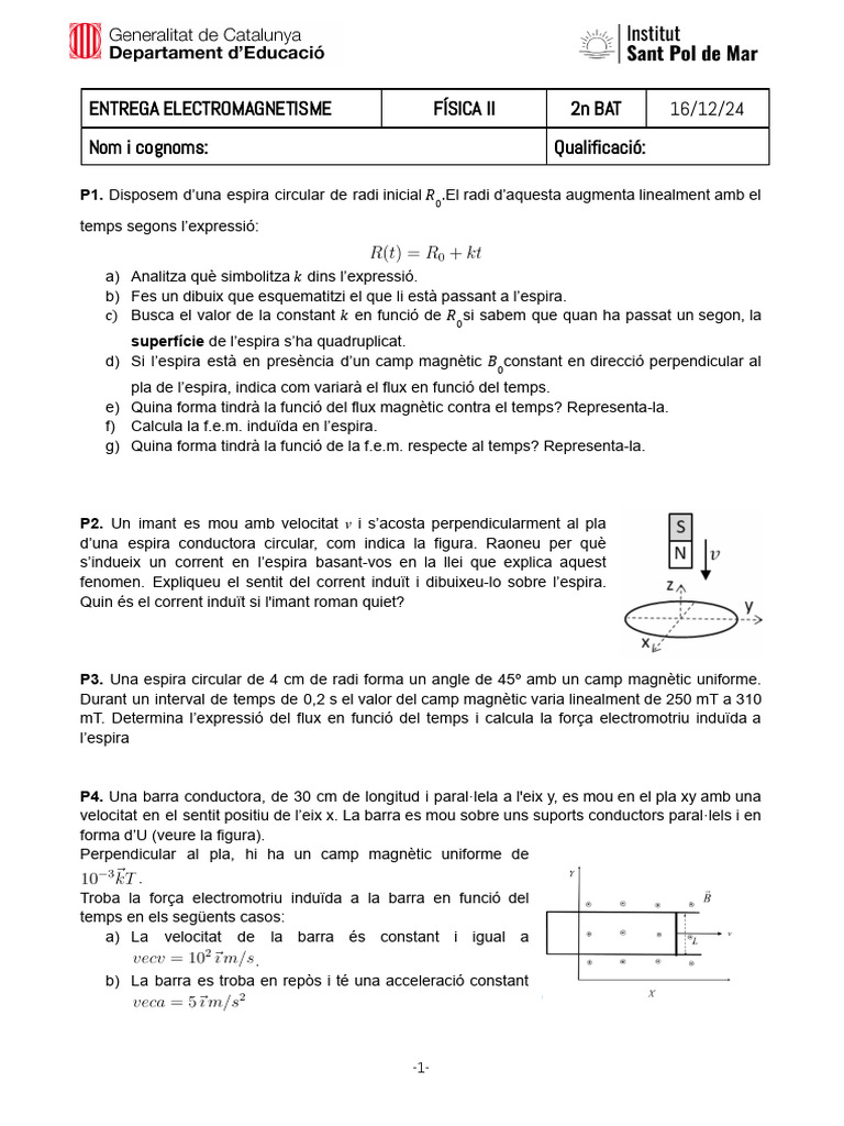 04 ENT Electromagnetisme | PDF