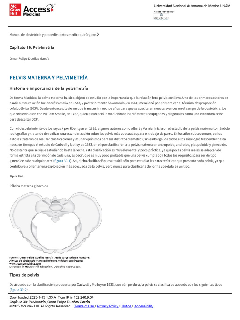 Pelvimetría: Tipos y Clasificación | PDF | Pelvis | Sistema ...