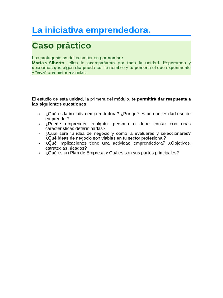 tema 1 EIE | PDF | Iniciativa empresarial | Business