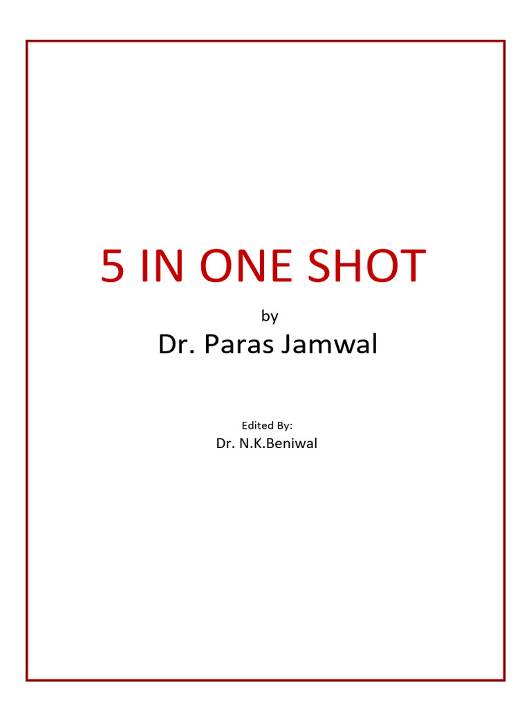 5 in One Workbook by DR Paras PDF | PDF | Bone | Esophagus