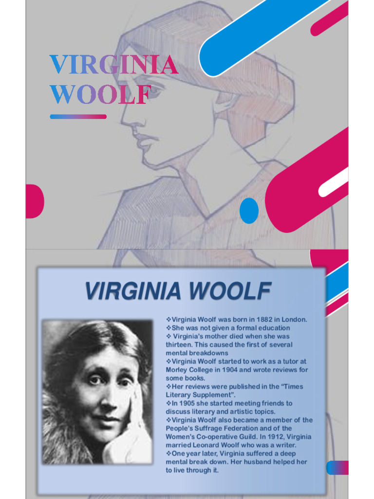 LIFE AND MAJOR WORKS VIRGENIA WOLF | PDF | To The Lighthouse | Virginia ...