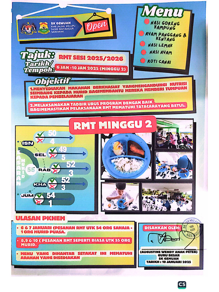 OPR RMT Minggu 2 SK Gemuan | PDF