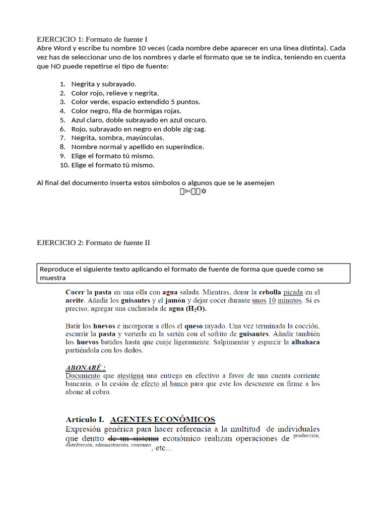 Ejer C Writer 4 Form A To Fuente | PDF