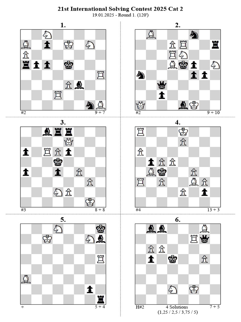 Cat2 Problems 21st ISC2025 | PDF