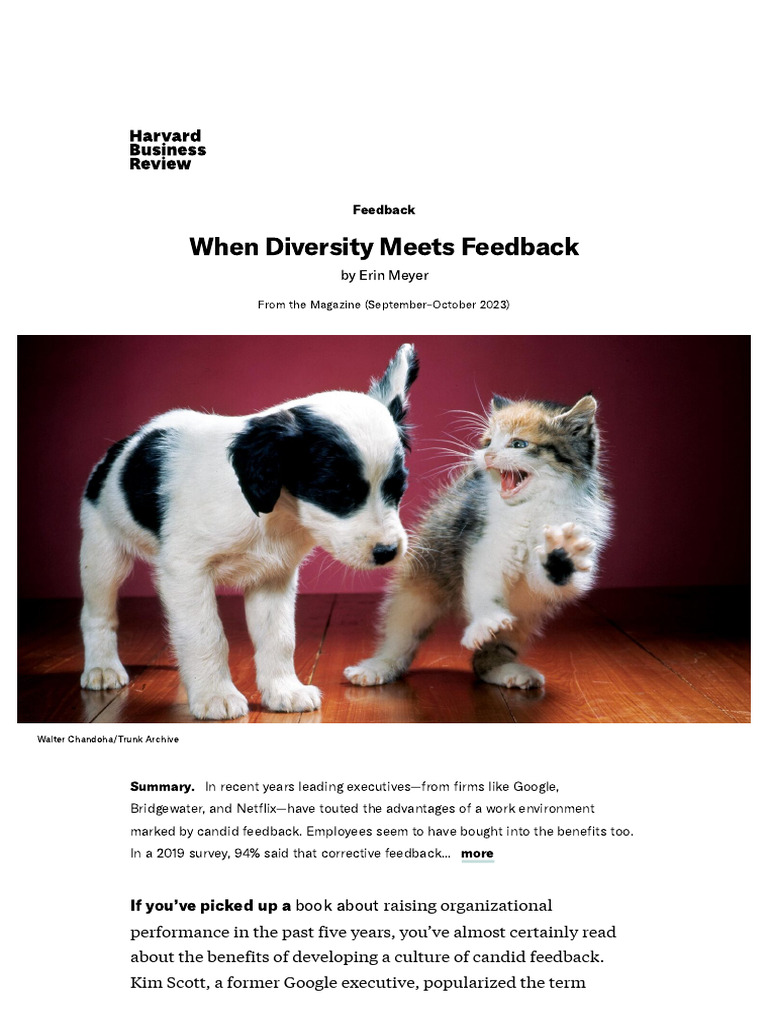 Navigating Feedback in Diverse Workplaces | PDF | Self Esteem | Stereotypes