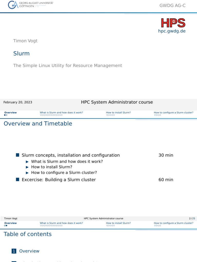 Hpcsa Block Slurm Slides | PDF | Computer Cluster | Central Processing Unit