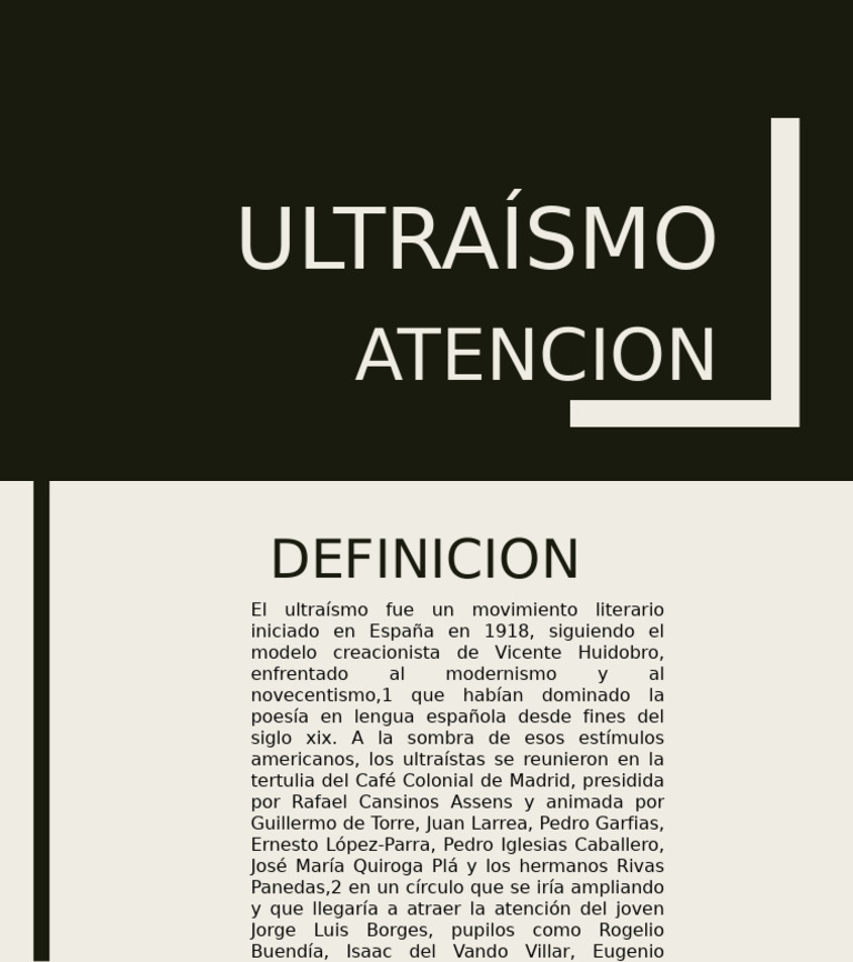 Ultraísmo | PDF