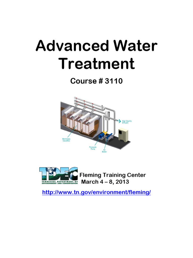 Advanced Water Treatment | PDF | Pump | Mechanical Engineering