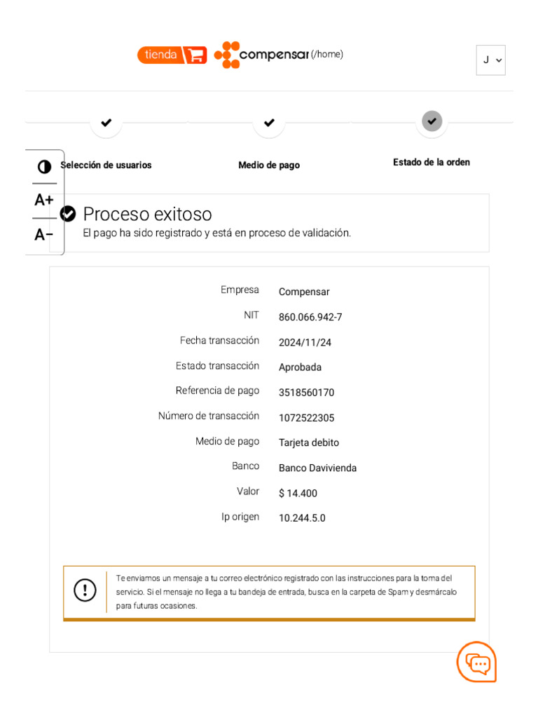 Tienda Compensar ? _ Tu tienda online de bienestar | PDF