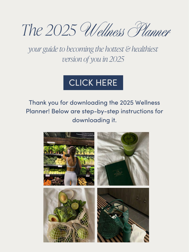 Wellness Planner Wellness Guide | PDF
