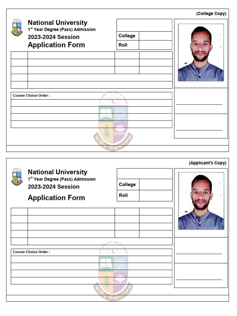 Degp AApplicationForm 2023 2024 DEGP 4136560 | PDF