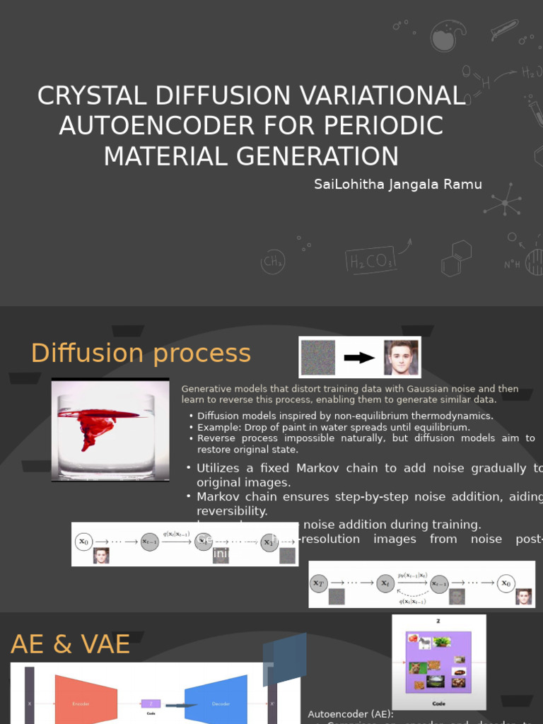 Presentation-2 CDVAE (05-31-2024) | PDF | Applied Mathematics | Machine Learning