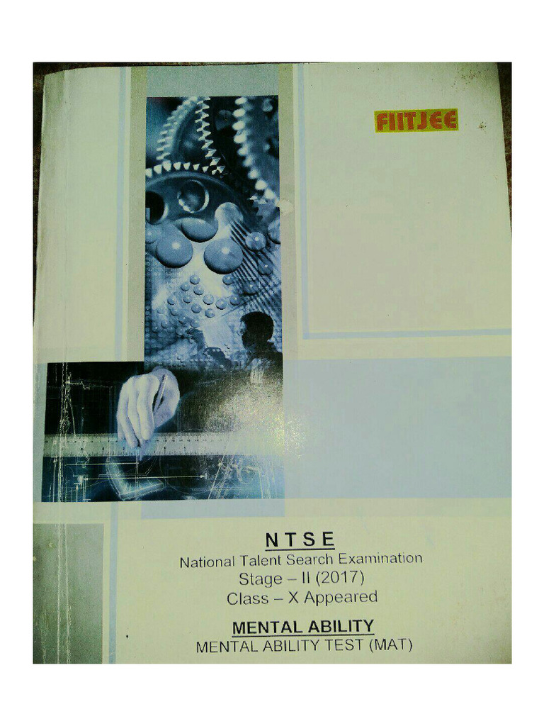 Fiitjee Ntse _ Inserting the Missing Term | PDF Fiitjee Ntse _ Inserting the Missing Term | PDF