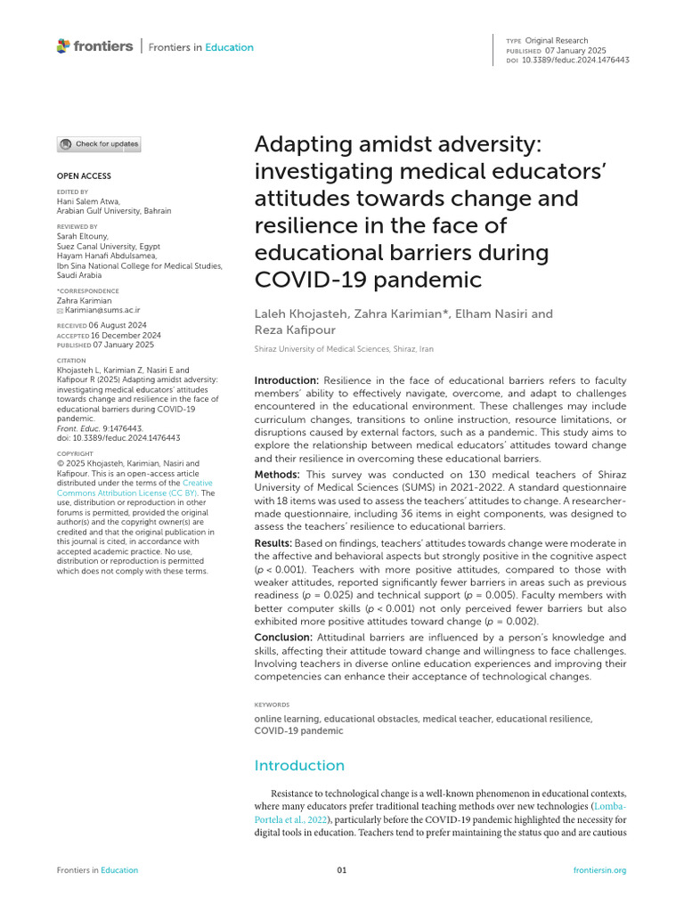 Adapting Amidst Adversity | PDF | Attitude (Psychology) | Psychology