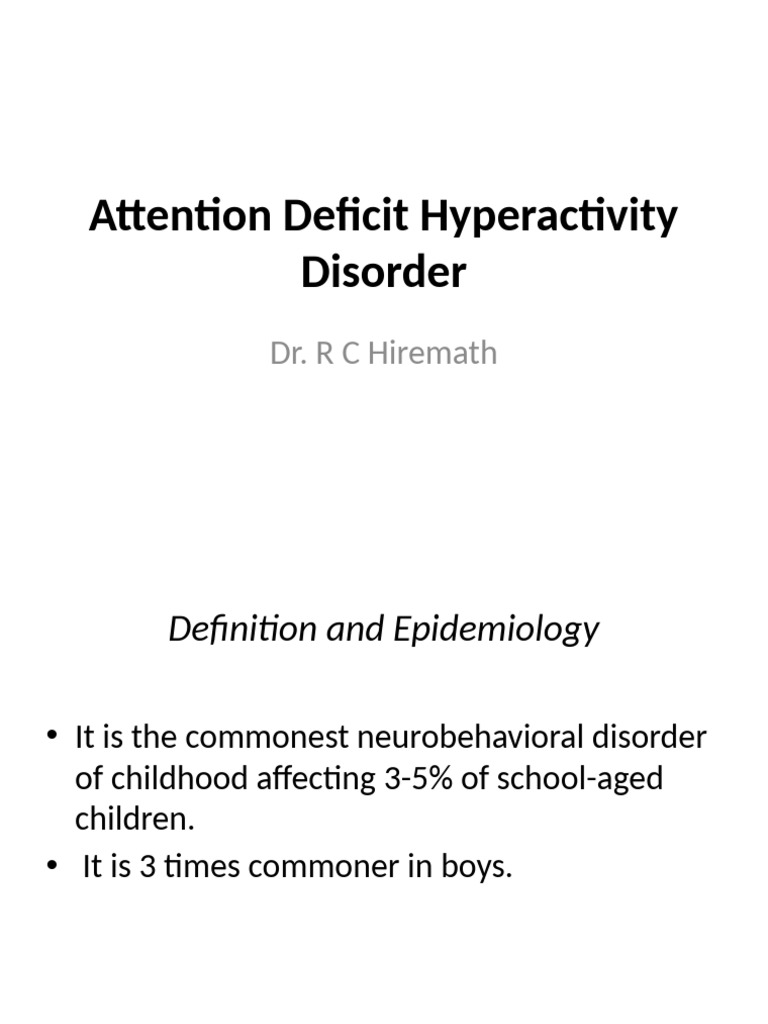 Understanding ADHD: Symptoms & Management | PDF | Attention Deficit ...