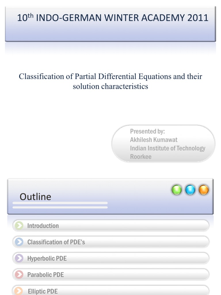 Classification of PDE | PDF | Partial Differential Equation ...