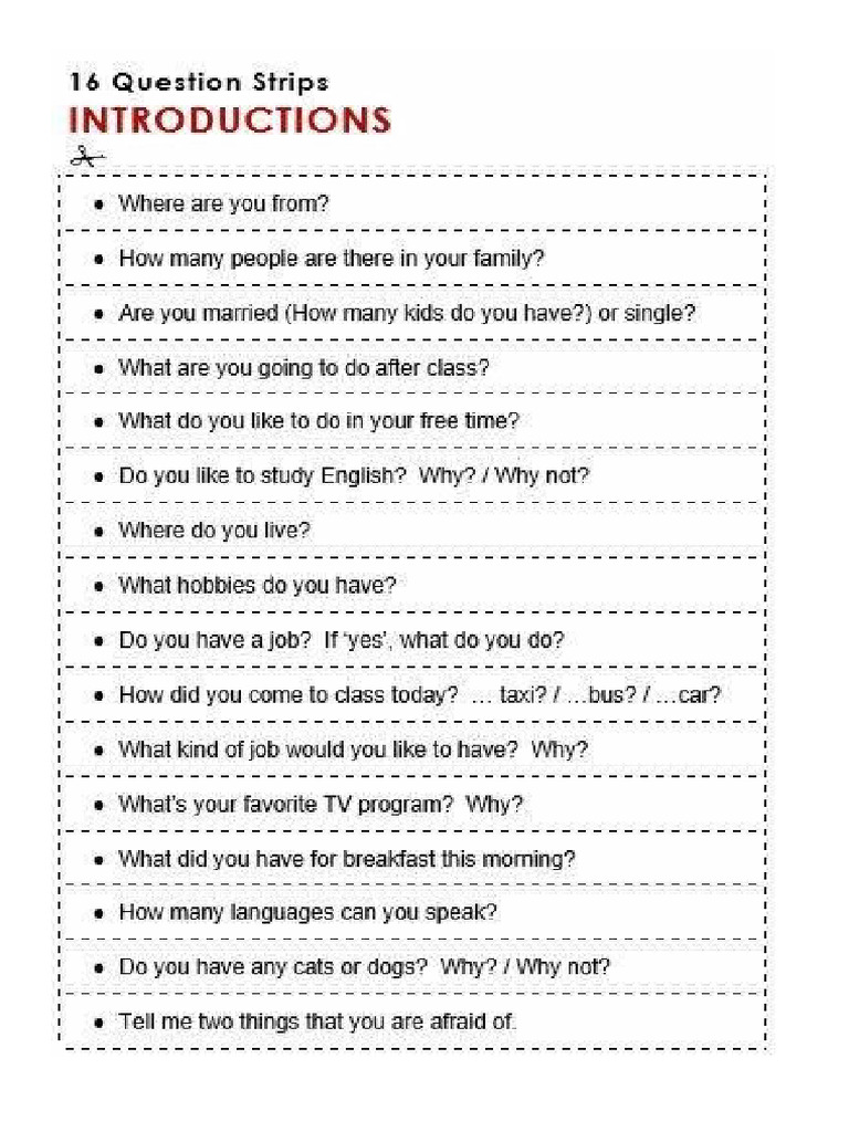 Question Strips | PDF