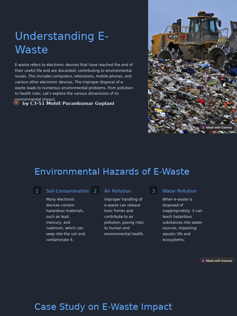 Understanding E Waste | PDF | Electronic Waste | Pollution