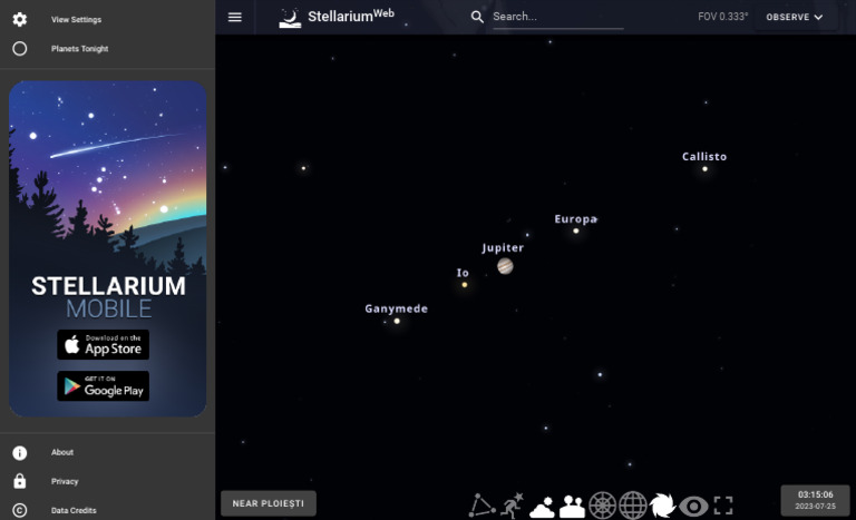 Stellarium Web Online Star Map | PDF