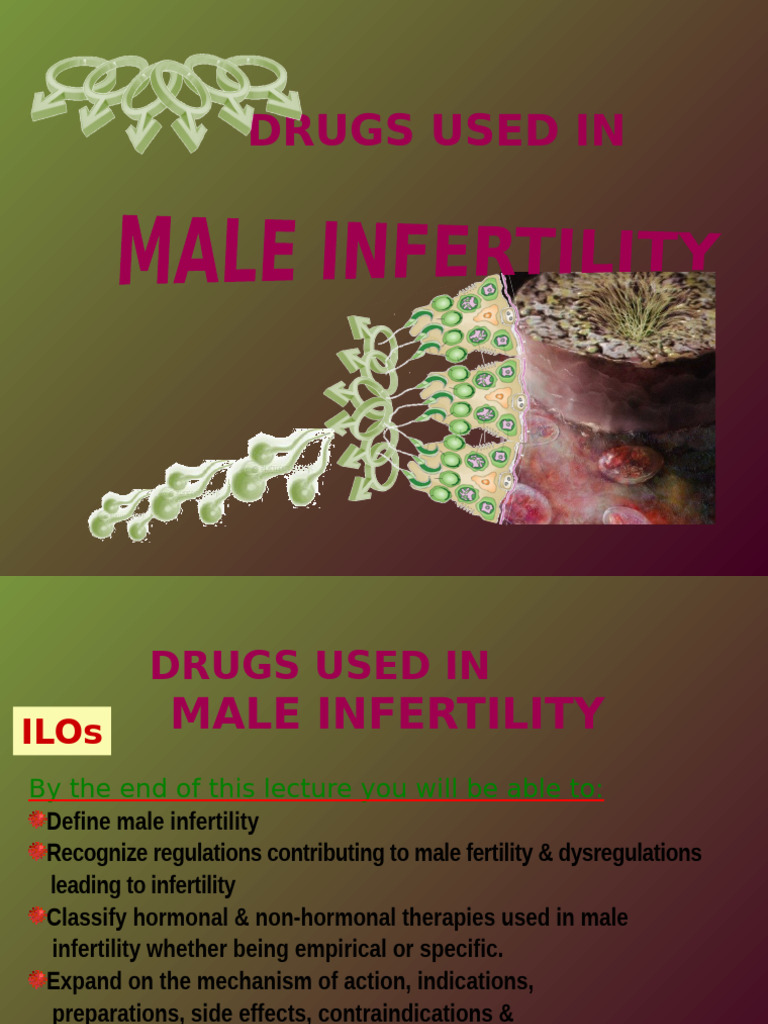 2 - Drugs in Male Infertility | PDF | Testosterone | Infertility