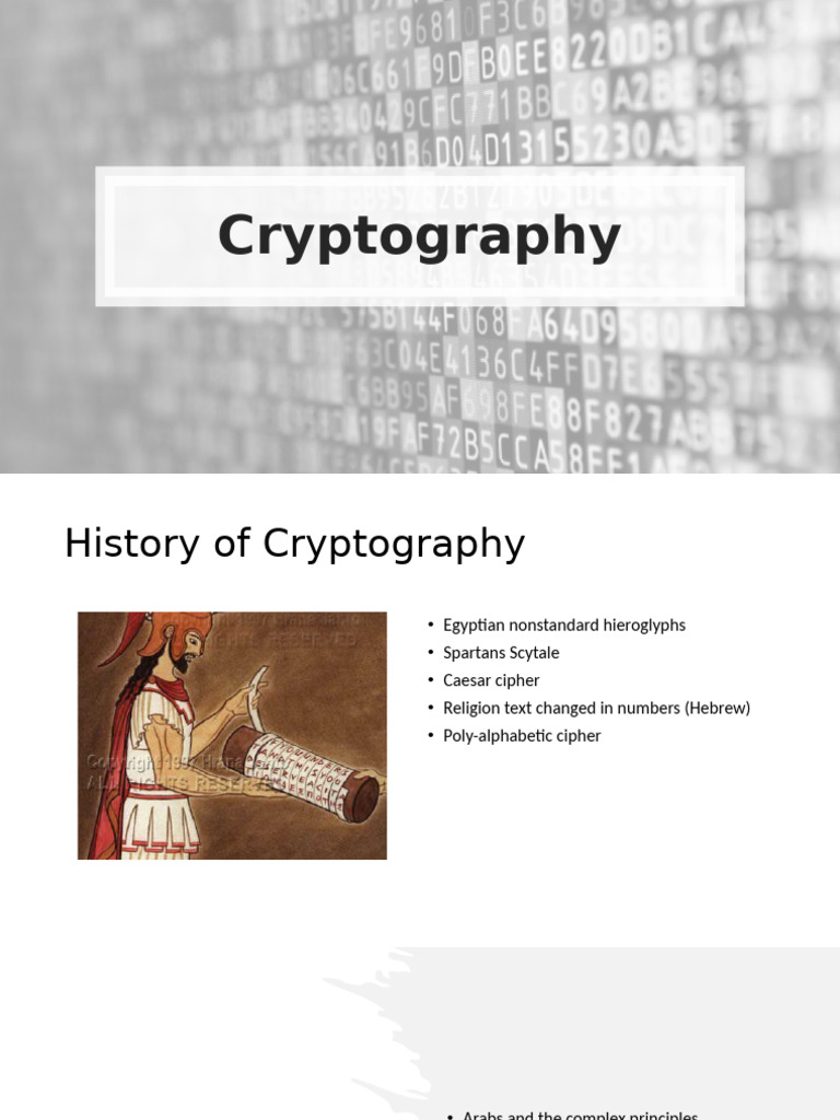 Cryptography Presentation | PDF