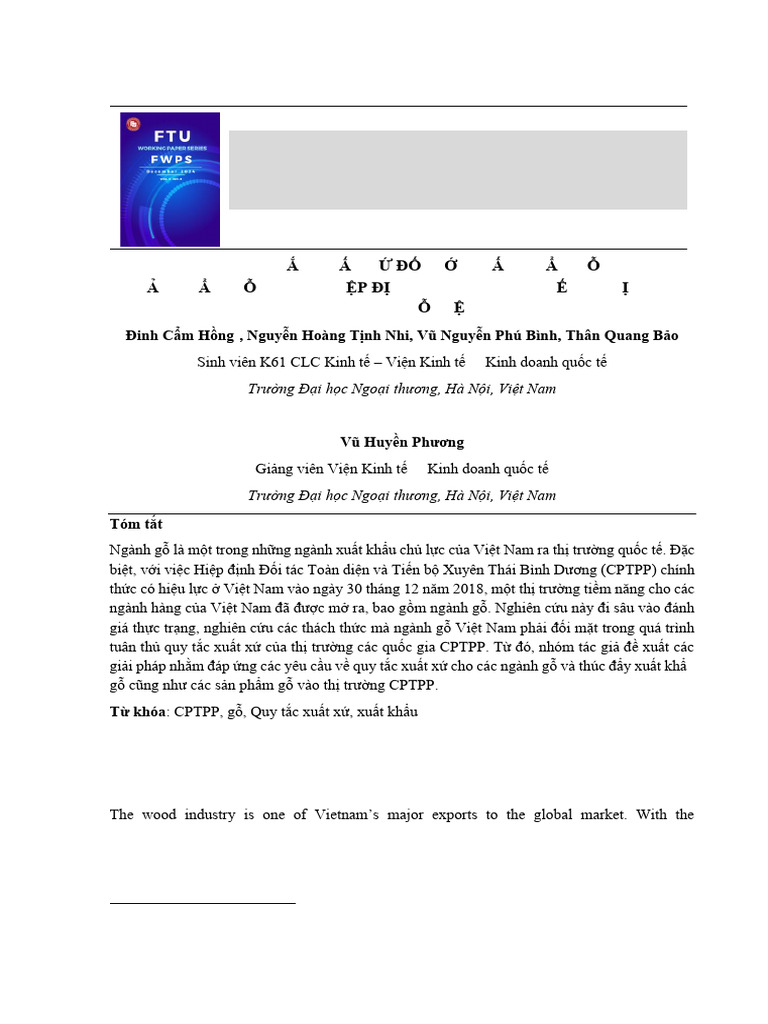 FWPS Vol 3 No 2 Paper 7 1 | PDF | Forest Stewardship Council | Trans ...