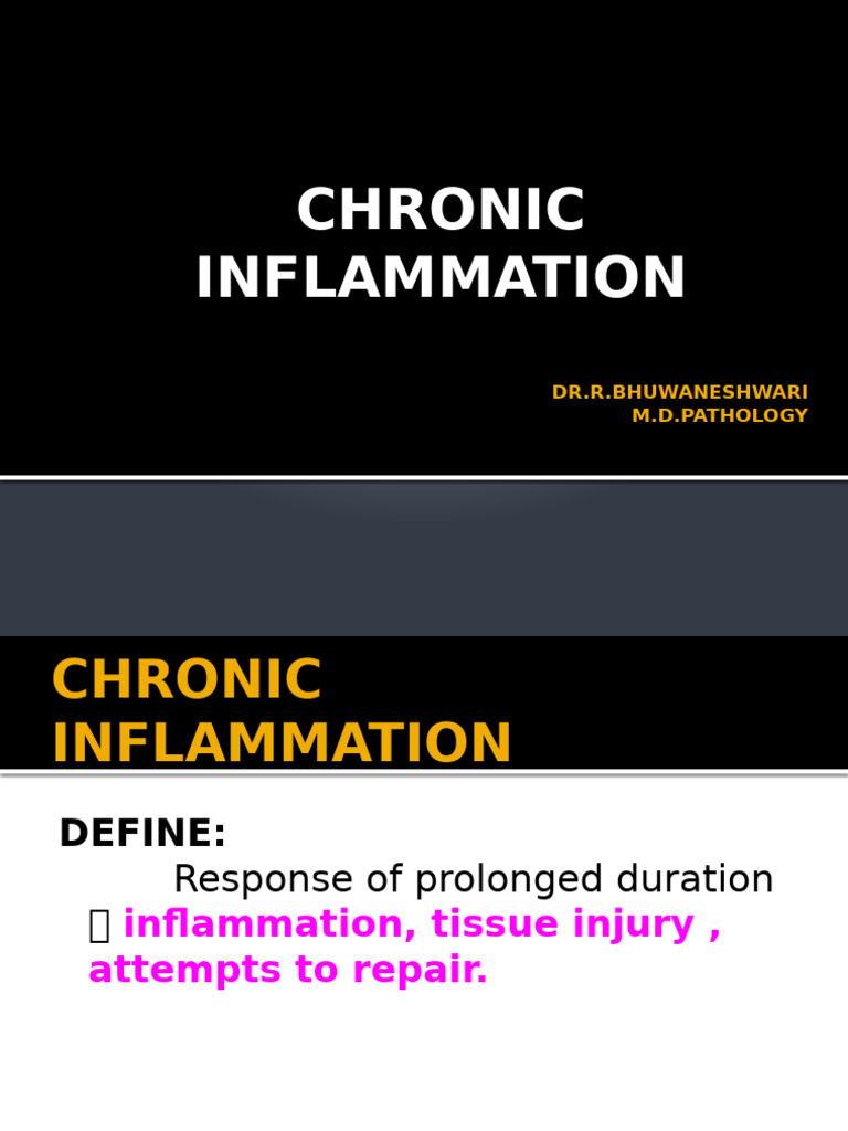 Chronic Inflammation | PDF