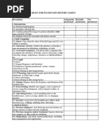 Respiratory History Taking: OSCE Checklist | PDF | Medical Specialties ...