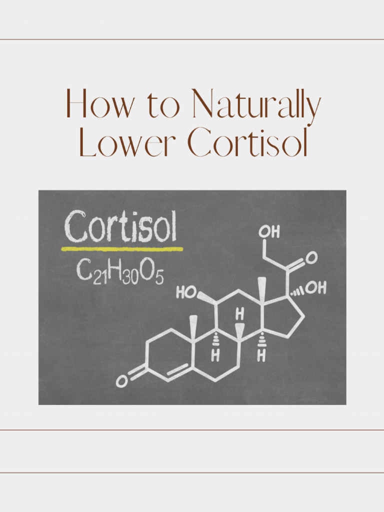 Naturally Lower Cortisol | PDF
