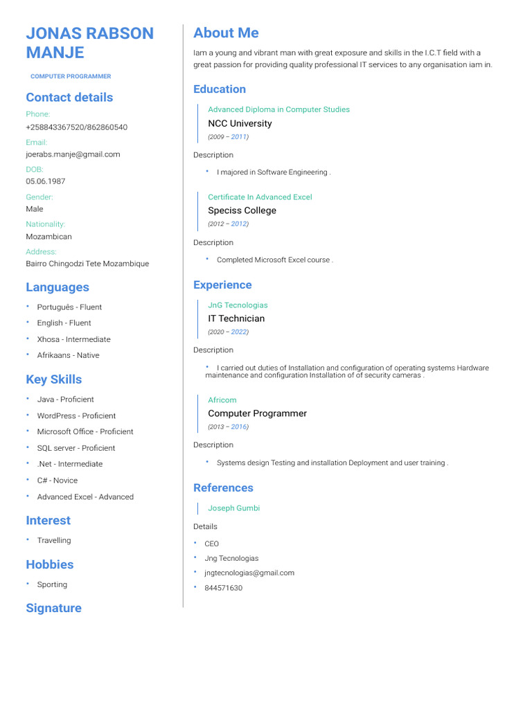 Jonas Rabson Resume-715 | PDF