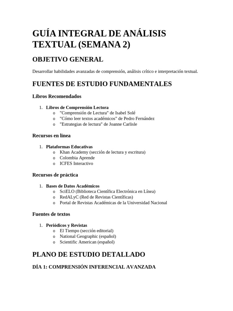 Plan de Estudio Intensivo Semana 2 - VALERY | PDF | Trigonometría | Geometría