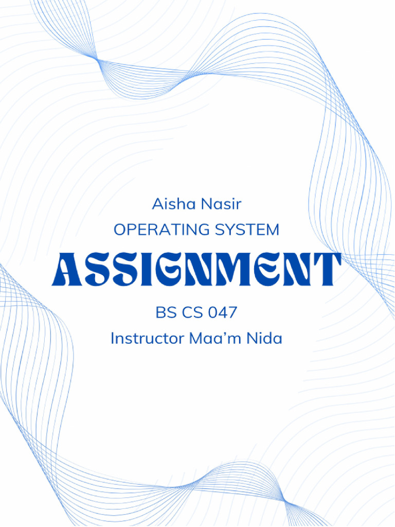 os lab asgnmnt | PDF | Computer Engineering | Process (Computing)