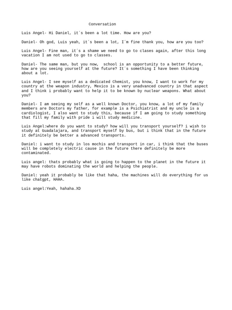 Conversation | PDF