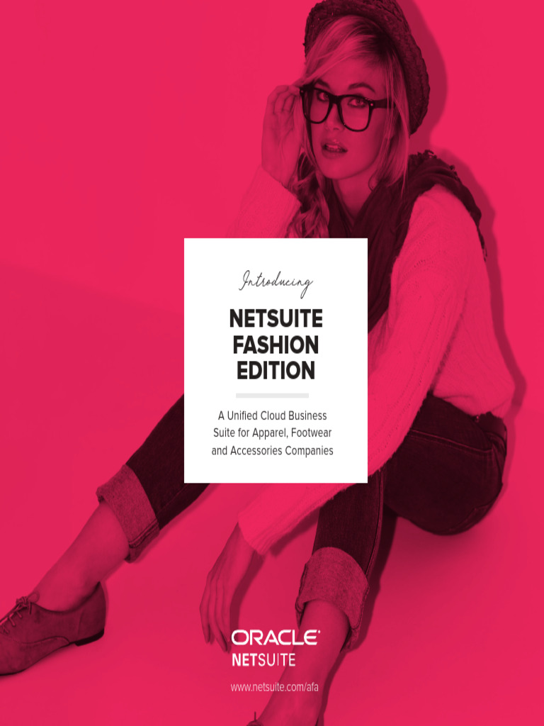 Brochure Netsuite Fashion | PDF | Customer Relationship Management ...