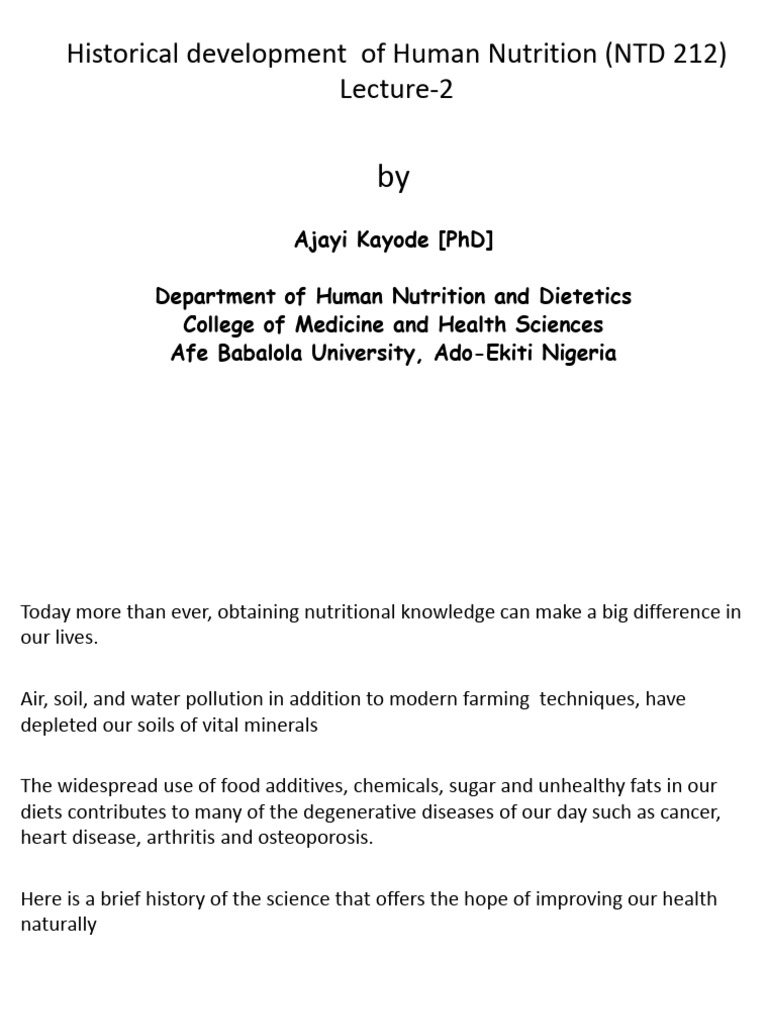 1588005452historical Development of Human Nutrition 2 | PDF | Vitamin ...