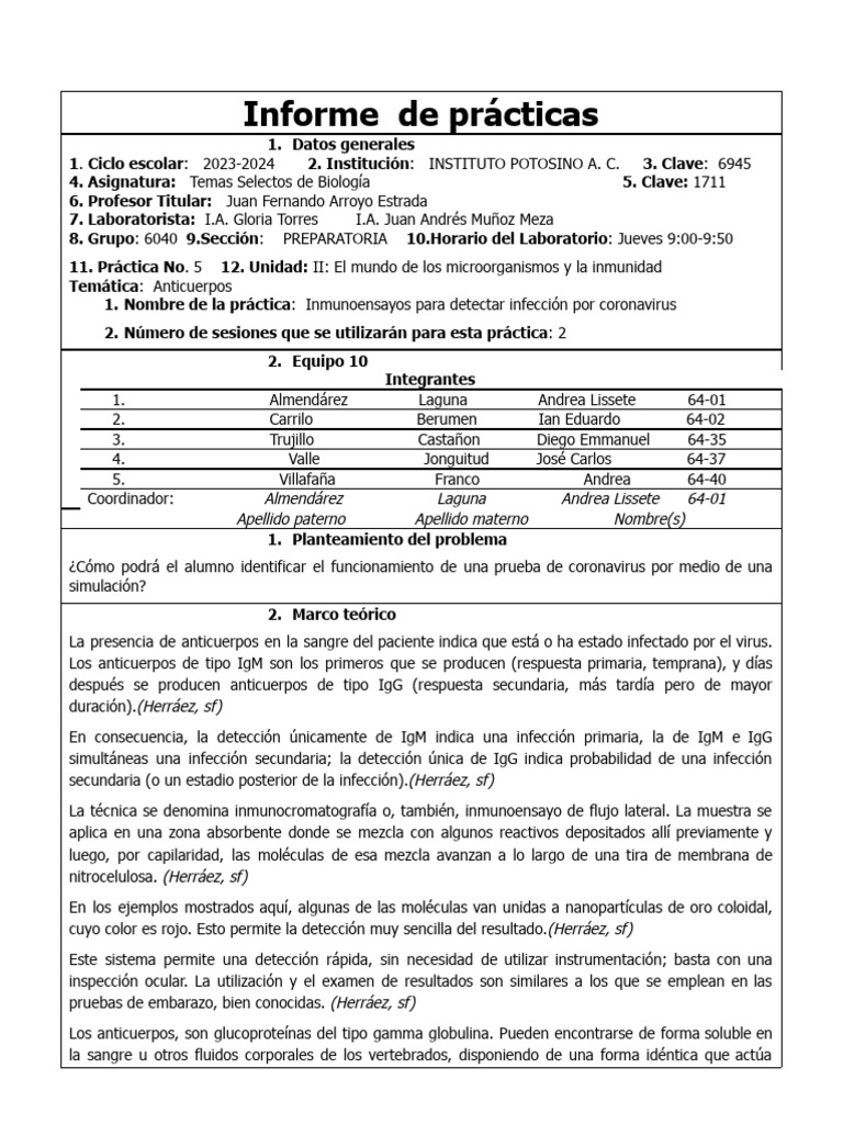 Inmunoensayos para detectar COVID-19 | PDF | Anticuerpo | Sistema inmune