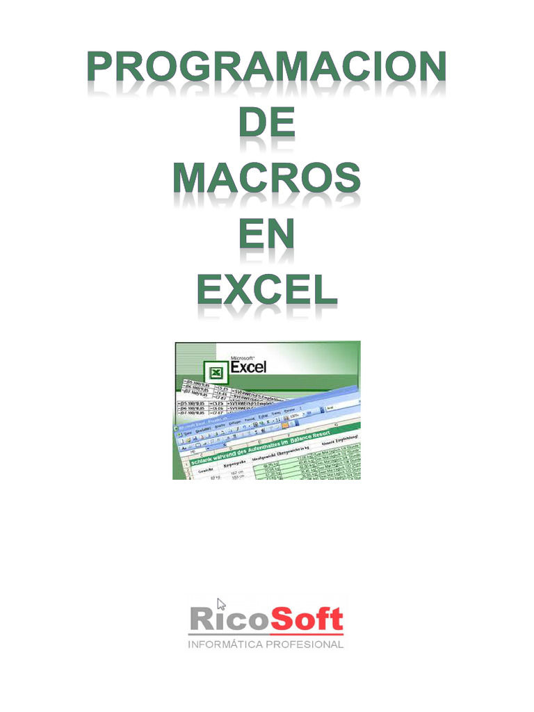Curso de Programación de Macros en Excel 2010 | PDF | Objeto (informática) | Microsoft Excel