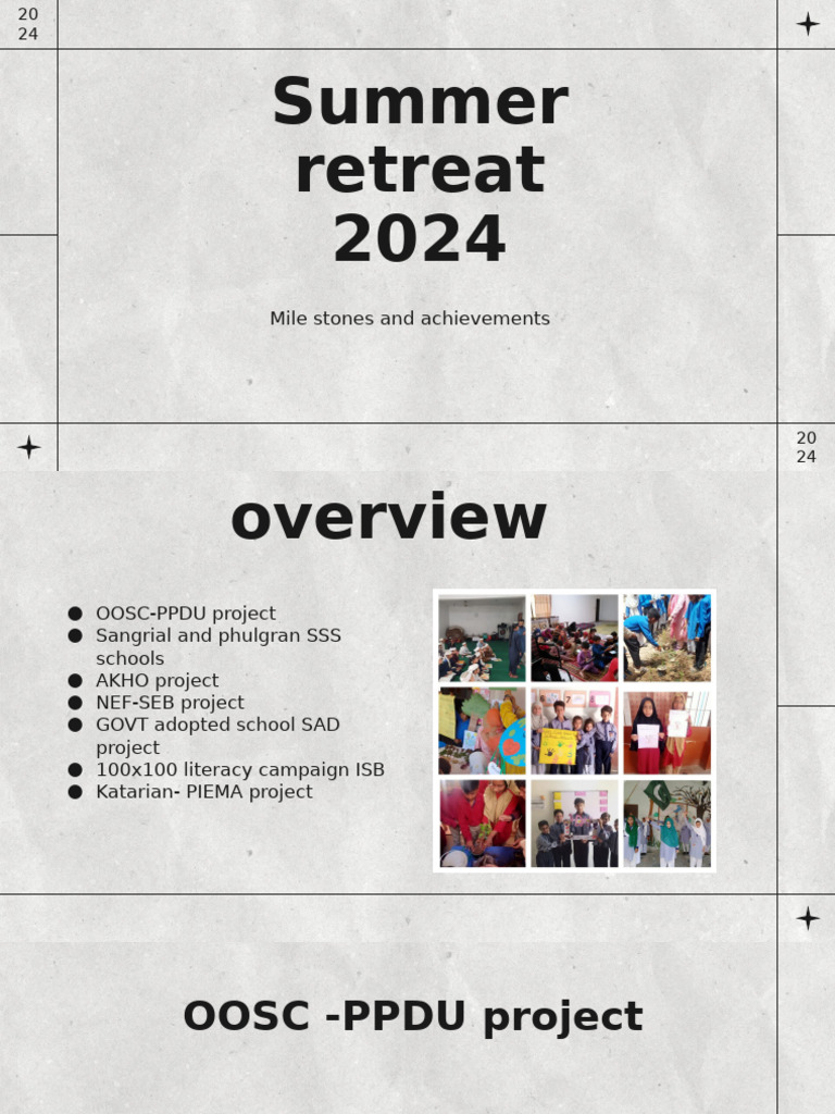 Summer Retreat 2024 | PDF