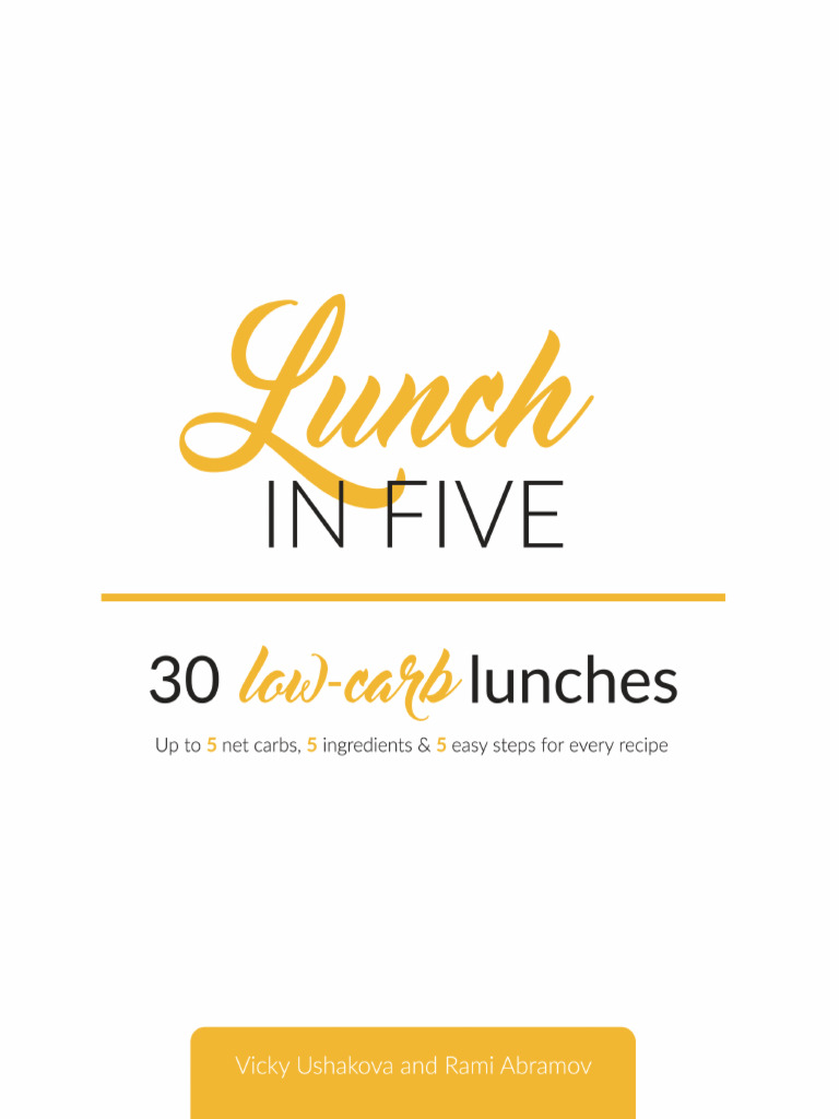 Lunch-in-Five | PDF | Low Carbohydrate Diet | Diabetes