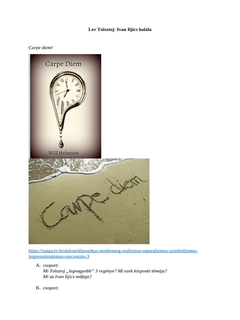 Ivan Iljics Halála | PDF