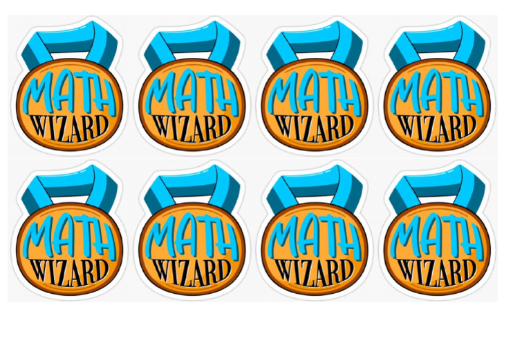 Math Wizard Award | PDF