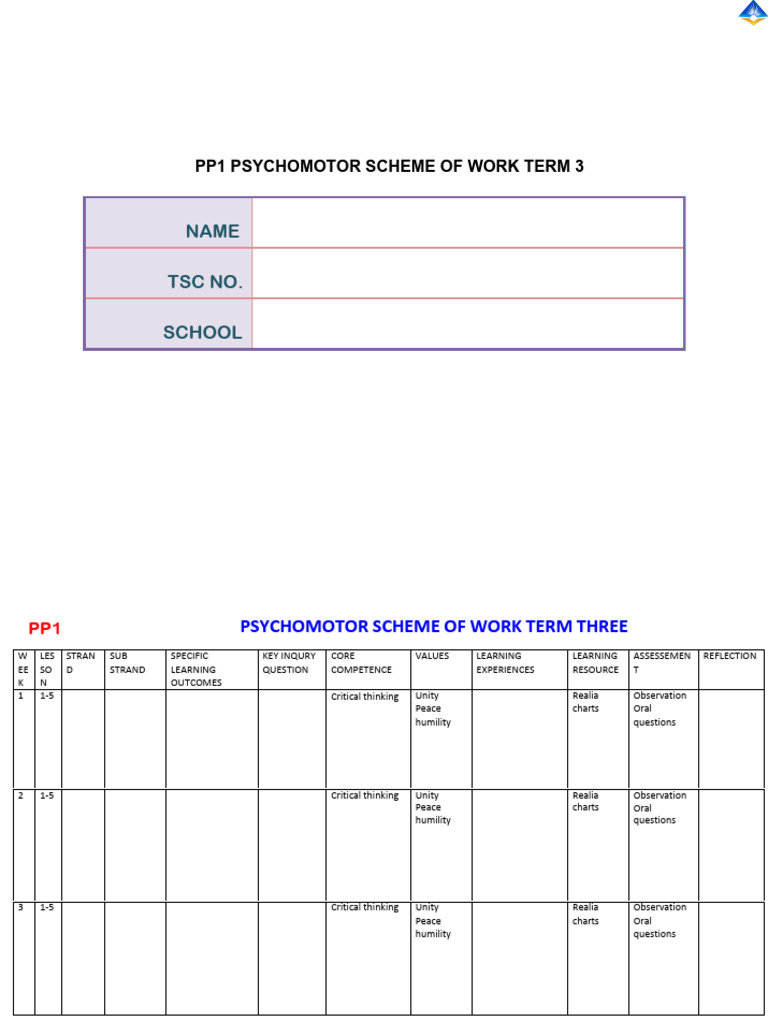 Pp1 Psychomotor | PDF | Critical Thinking | Behavior Modification