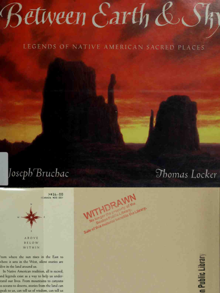 Between Earth Sky Legends of Native American Sacred Places (Bruchac ...