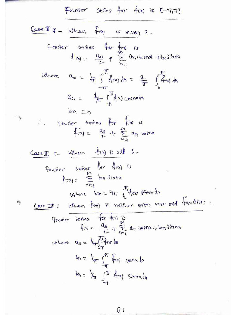 Unit I-Fourier Series 2 | PDF