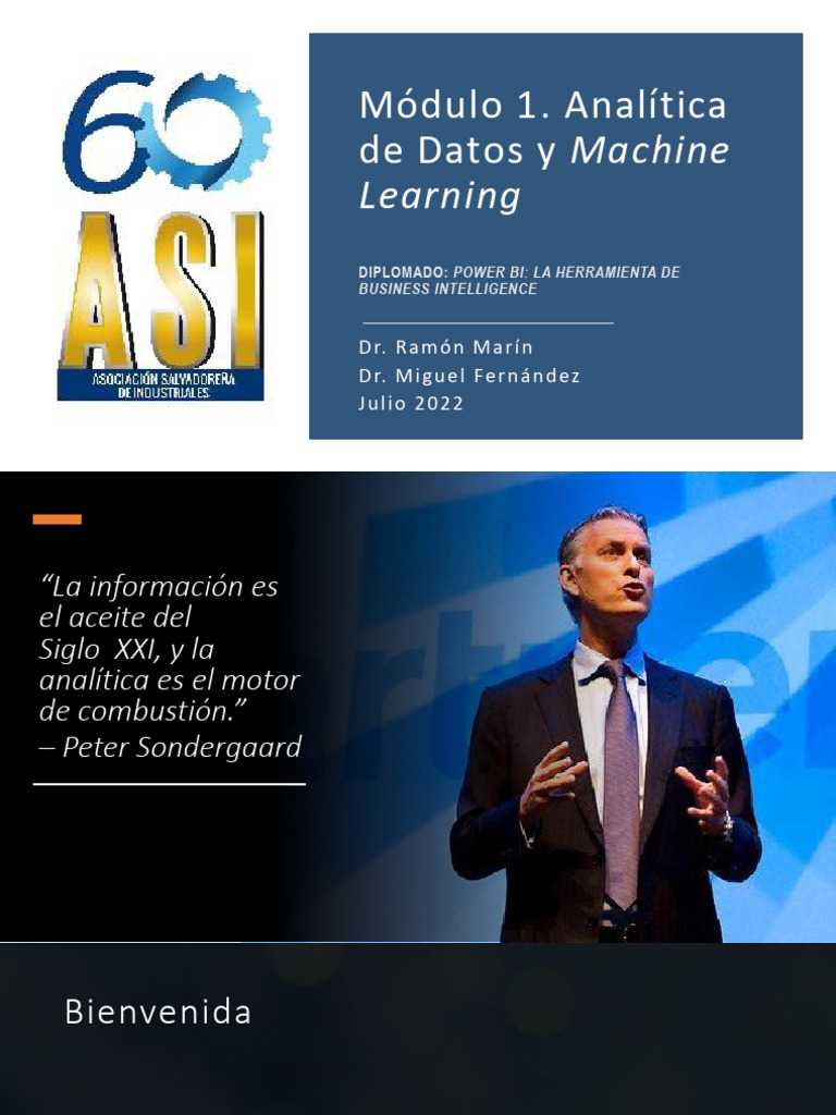Analítica de Datos y Machine Learning en BI | PDF | Inteligencia de ...
