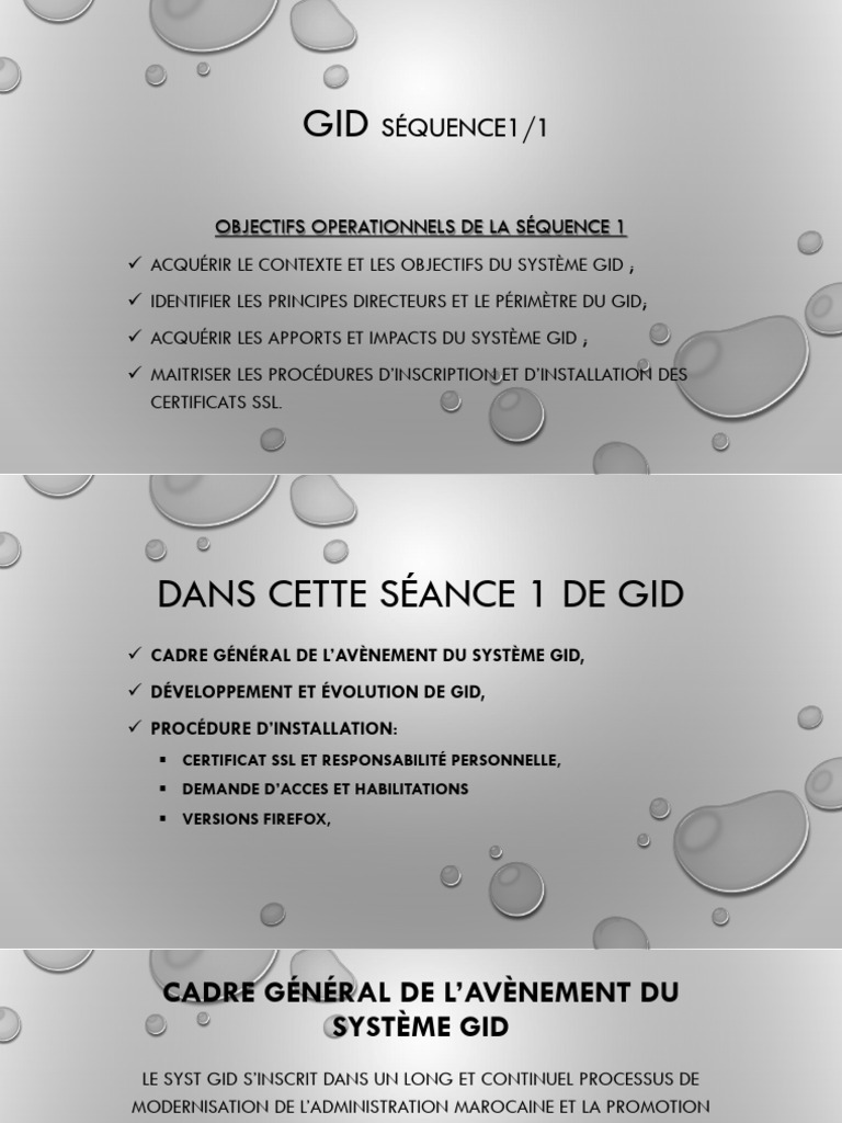 Guide d'Installation du Certificat GID | PDF | Certificat électronique ...