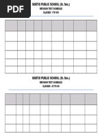 Remedial Time Table | PDF