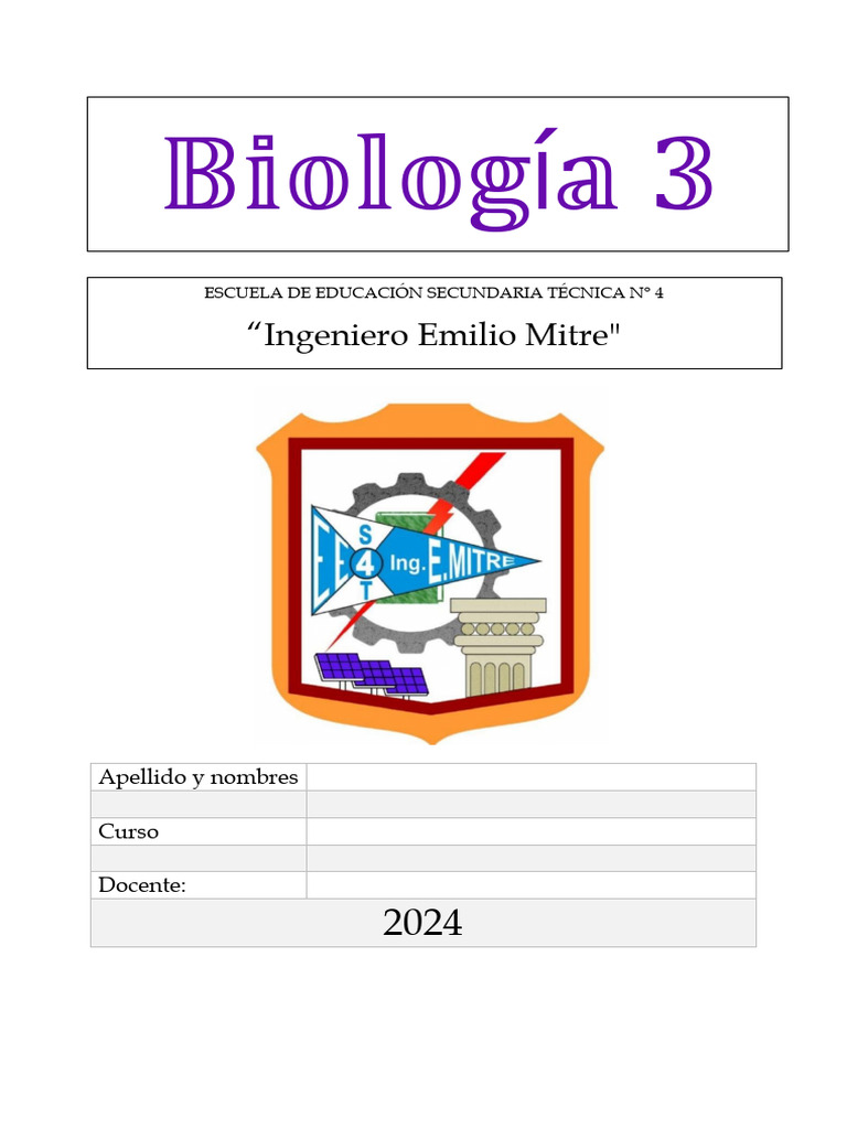 CUADERNILLO BIOLOG-A 3- EESTN-4- 2024 anexo cine anexo olimpiada ok | PDF | Hormona Vegetal | Auxina