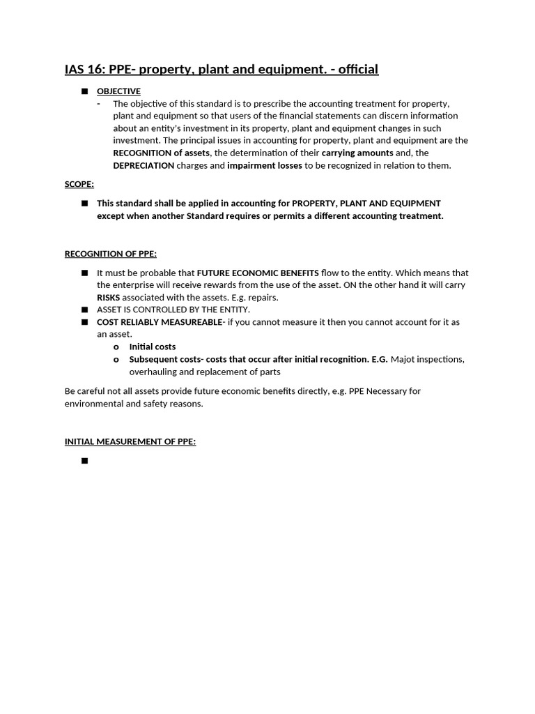 IAS 16 | PDF